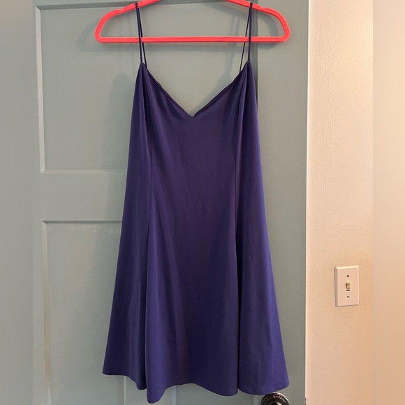 Urban Outfitters | Dresses | Urban Outfitters Dark Blue Low Back Dress ...
